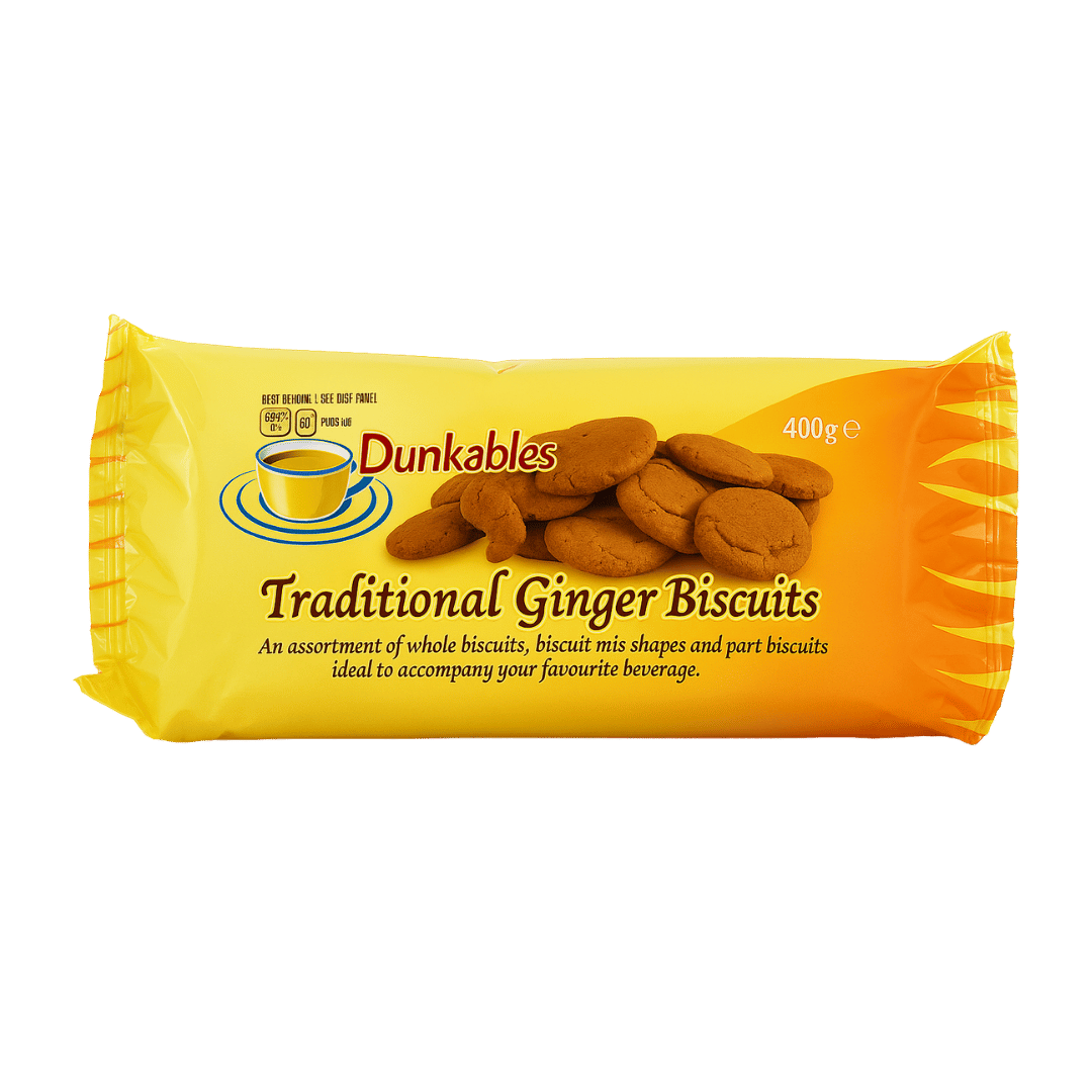Dunkables Traditional Ginger Biscuits – Discount Dragon